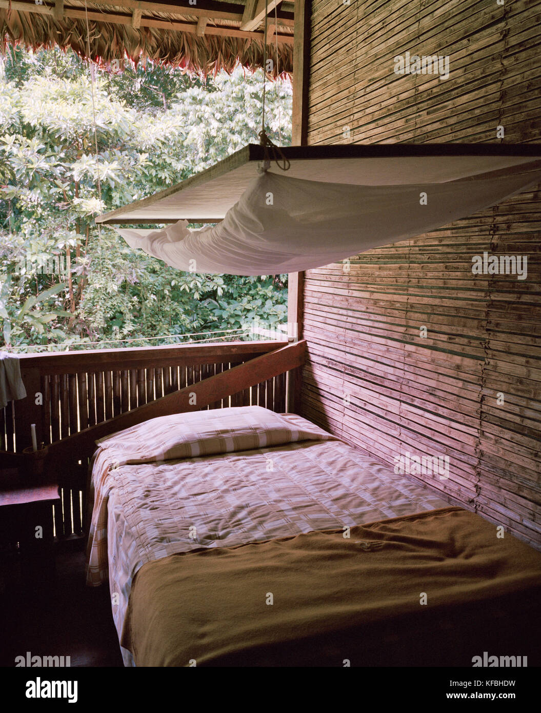 PERU, Amazon Rainforest, South America, Latin America, bed with ...