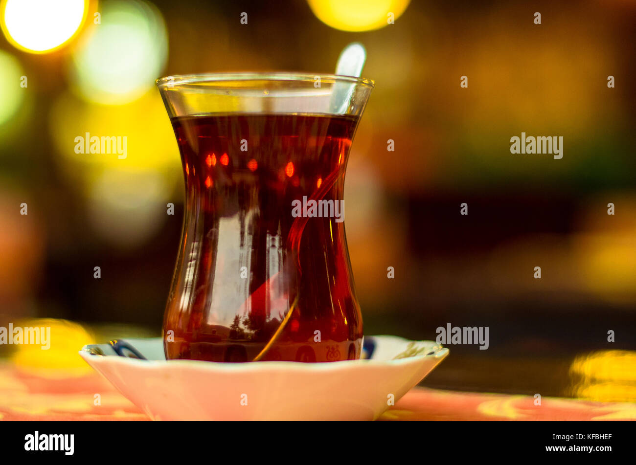 Traditional Turkish tea Stock Photo - Alamy