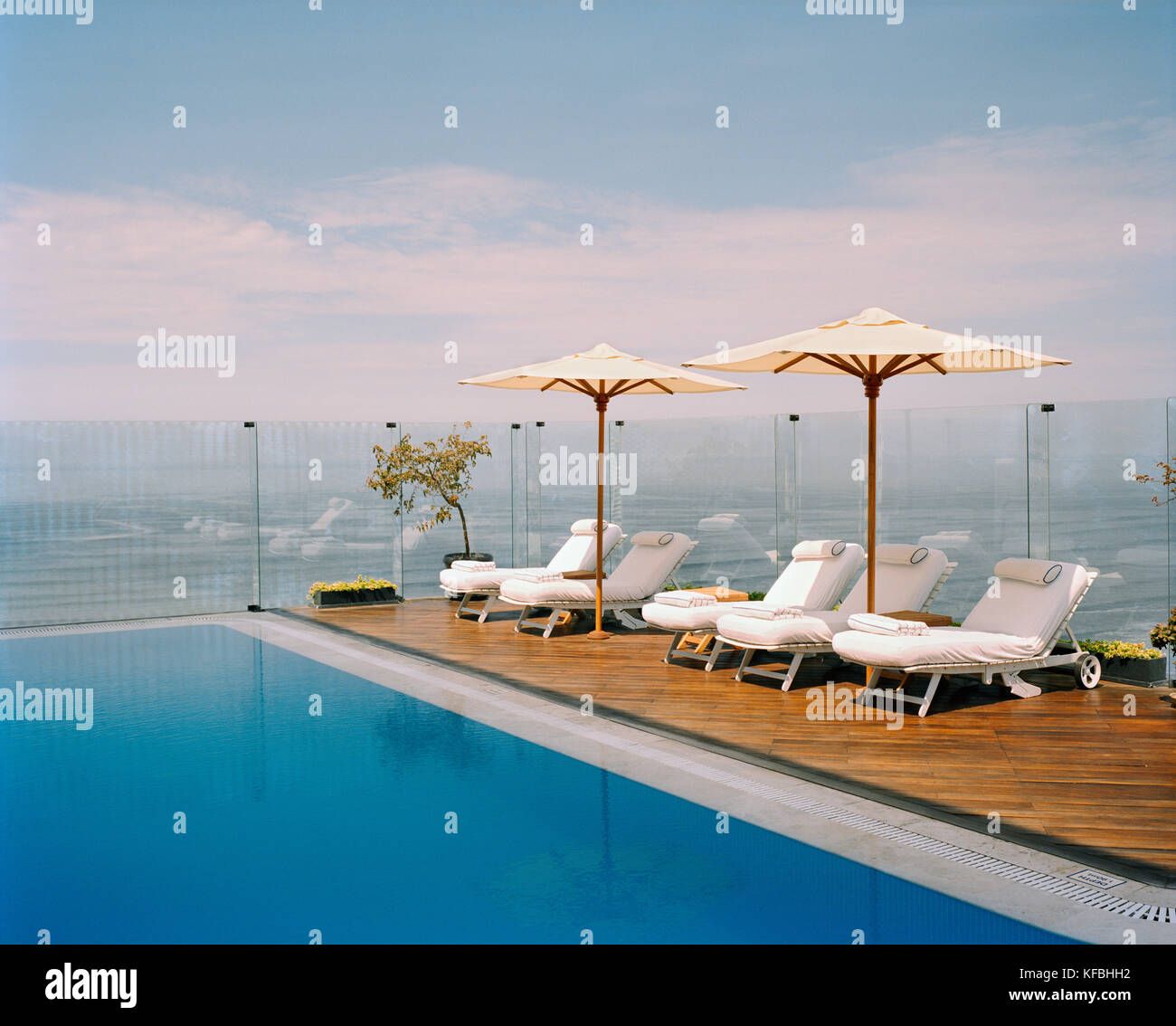 PERU, Lima, South America, Latin America, the swimming pool on the ...