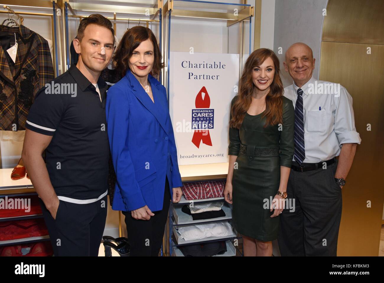 New York, NY, USA. 26th Oct, 2017. Daniel Reichard, Elizabeth McGovern ...