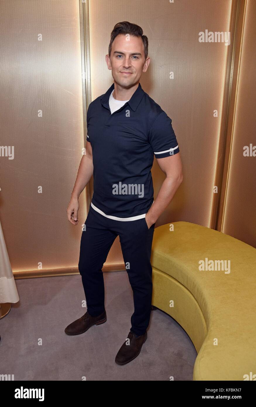 New York, NY, USA. 26th Oct, 2017. Daniel Reichard, wearing La Perla at ...