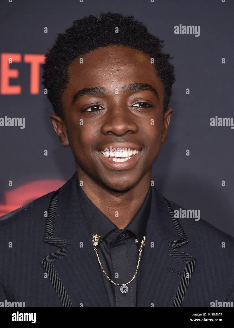 Westwood, California, USA. 26th Oct, 2017. Caleb McLaughlin arrives for ...