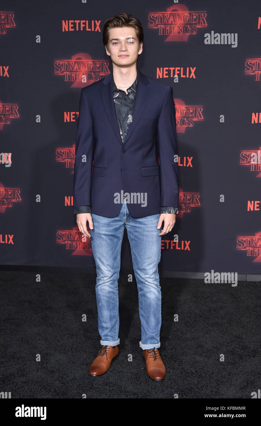 Westwood, California, USA. 26th Oct, 2017. Elijah Stevenson arrives for ...