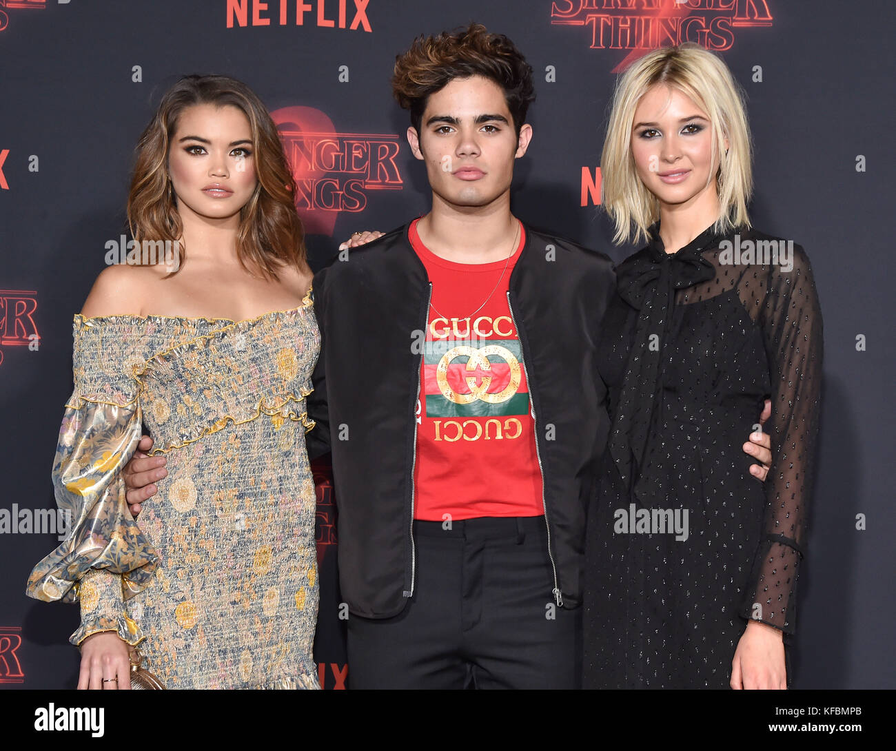 Westwood, California, USA. 26th Oct, 2017. Paris Berelc, Emery Kelly ...