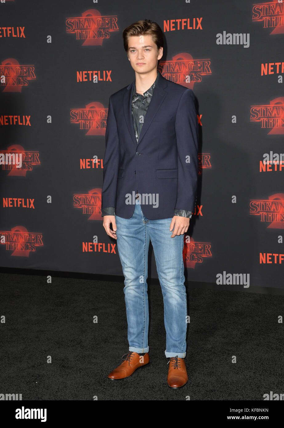 Los Angeles, USA. 26th Oct, 2017. Elijah Stevenson at the premiere for ...