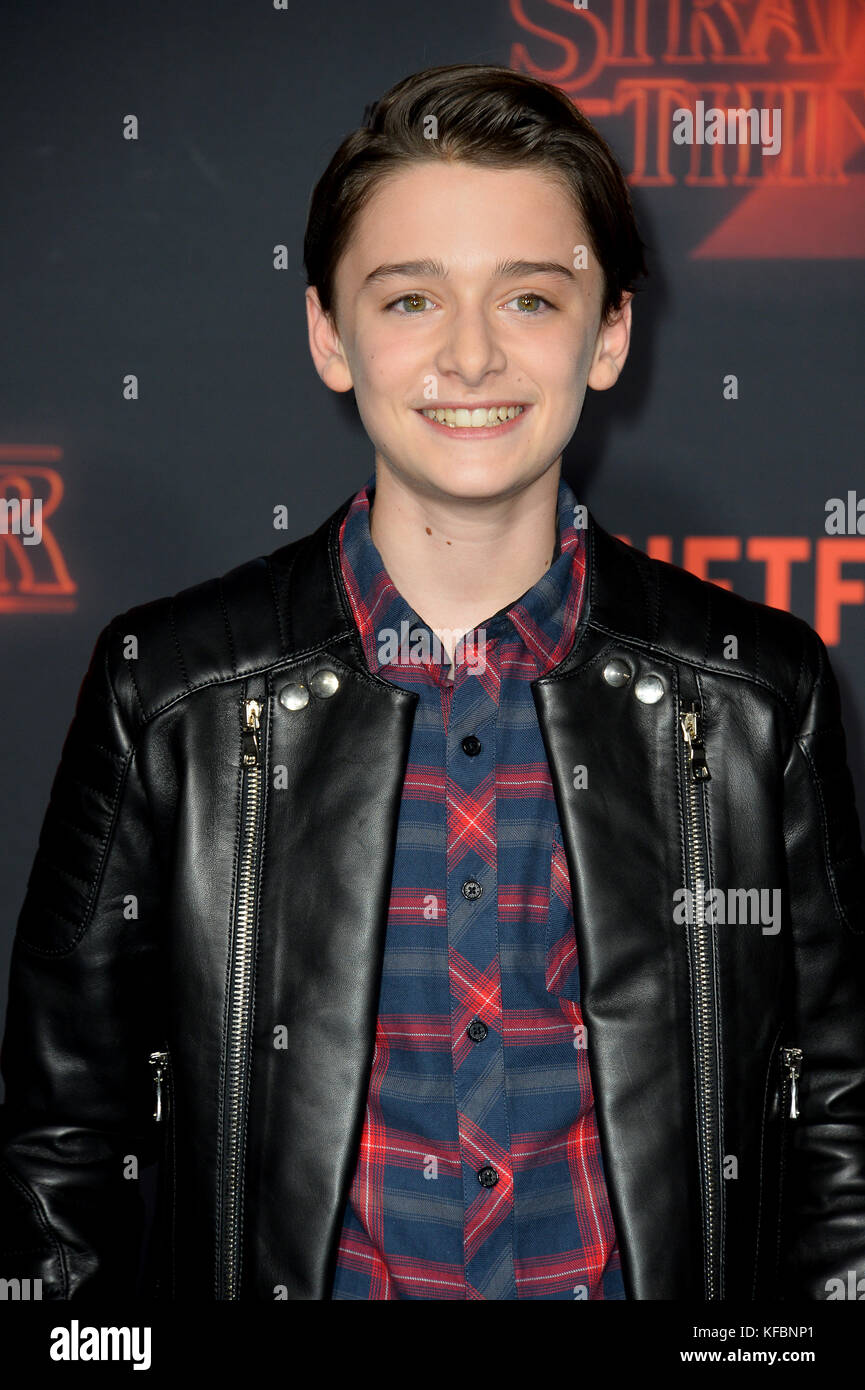 Los Angeles, USA. 26th Oct, 2017. Noah Schnapp at the premiere for ...