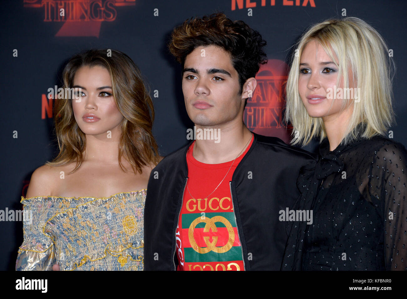 Los Angeles, USA. 26th Oct, 2017. Paris Berelc, Emery Kelly & Isabel ...