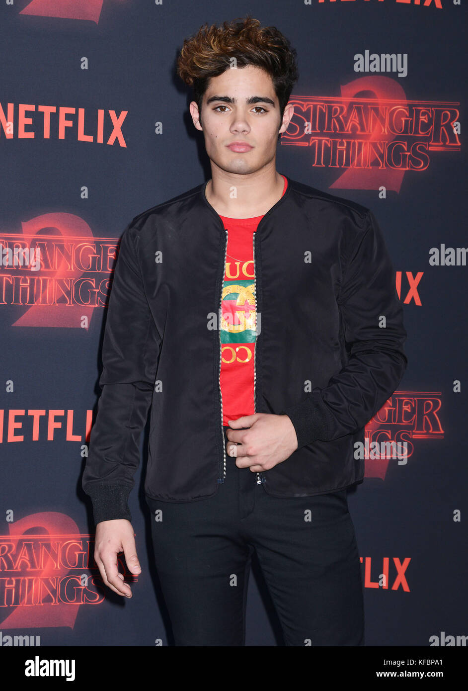 Los Angeles, USA. 26th Oct, 2017. Emery Kelly arrives at the Premiere ...