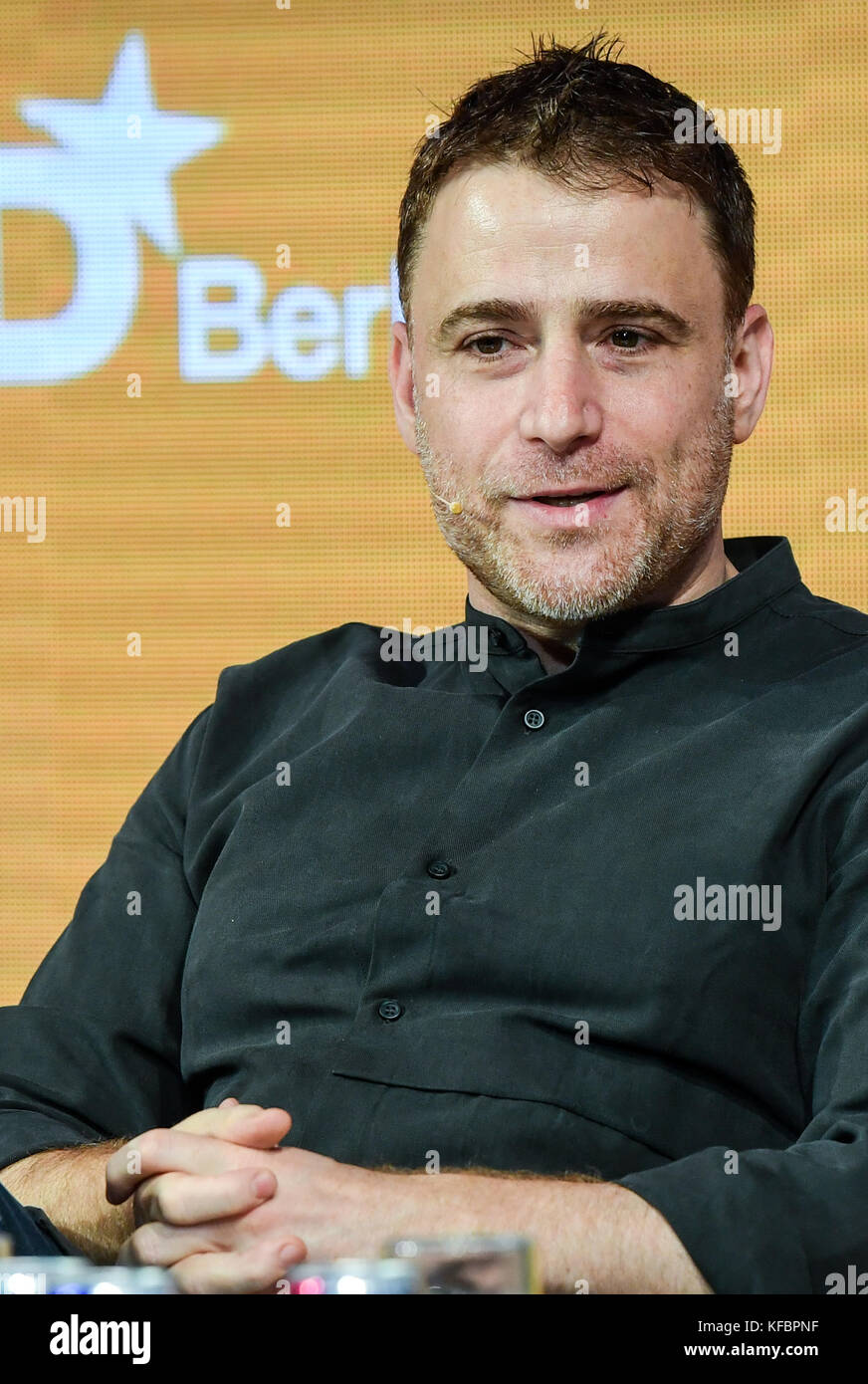 Berlin, Germany. 26th Oct, 2017. Stewart Butterfield of the instant ...
