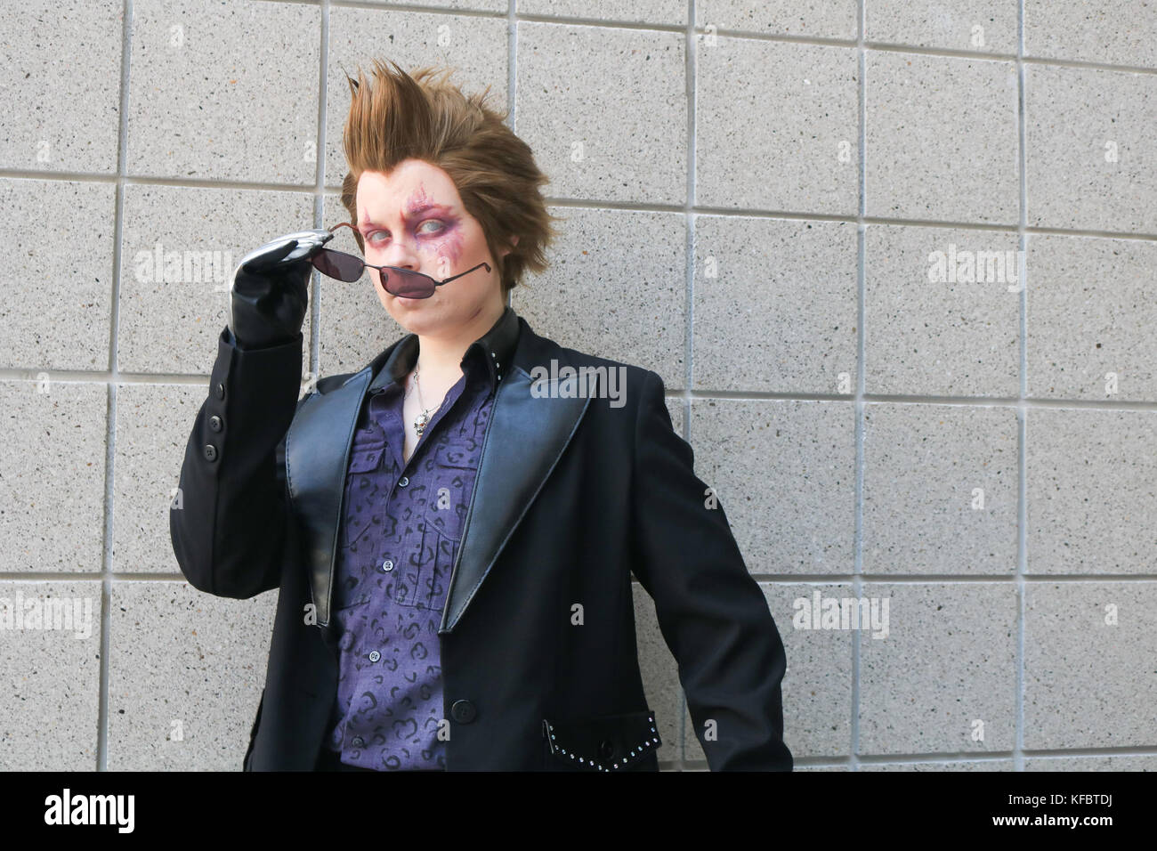 London UK. 27th October 2017. Cosplayers dress in their favorite comic ...