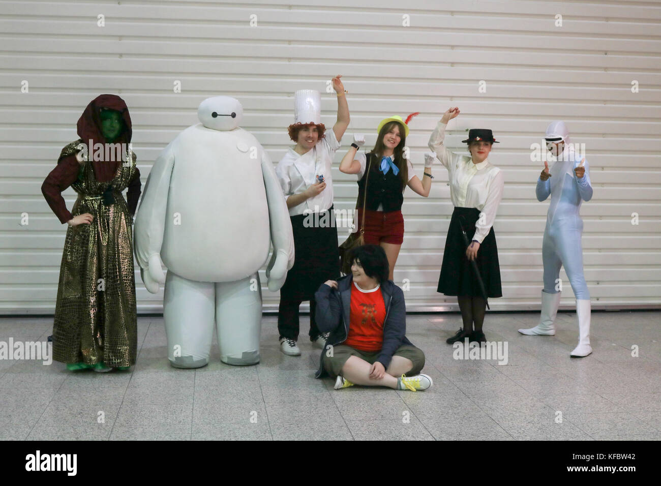 London UK. 27th October 2017. Cosplayers dress in their favorite comic ...