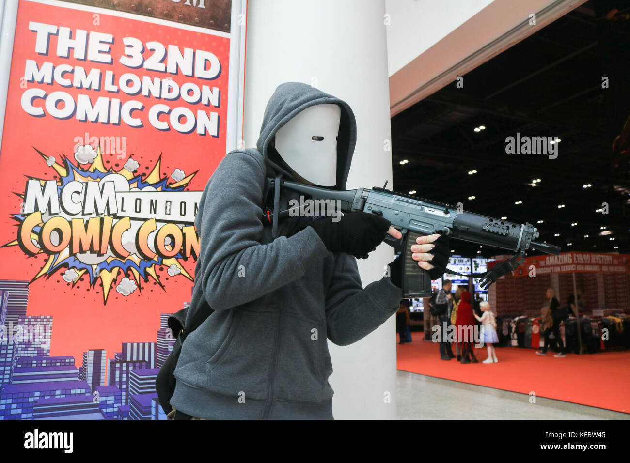 London UK. 27th October 2017. Cosplayers dress in their favorite comic ...
