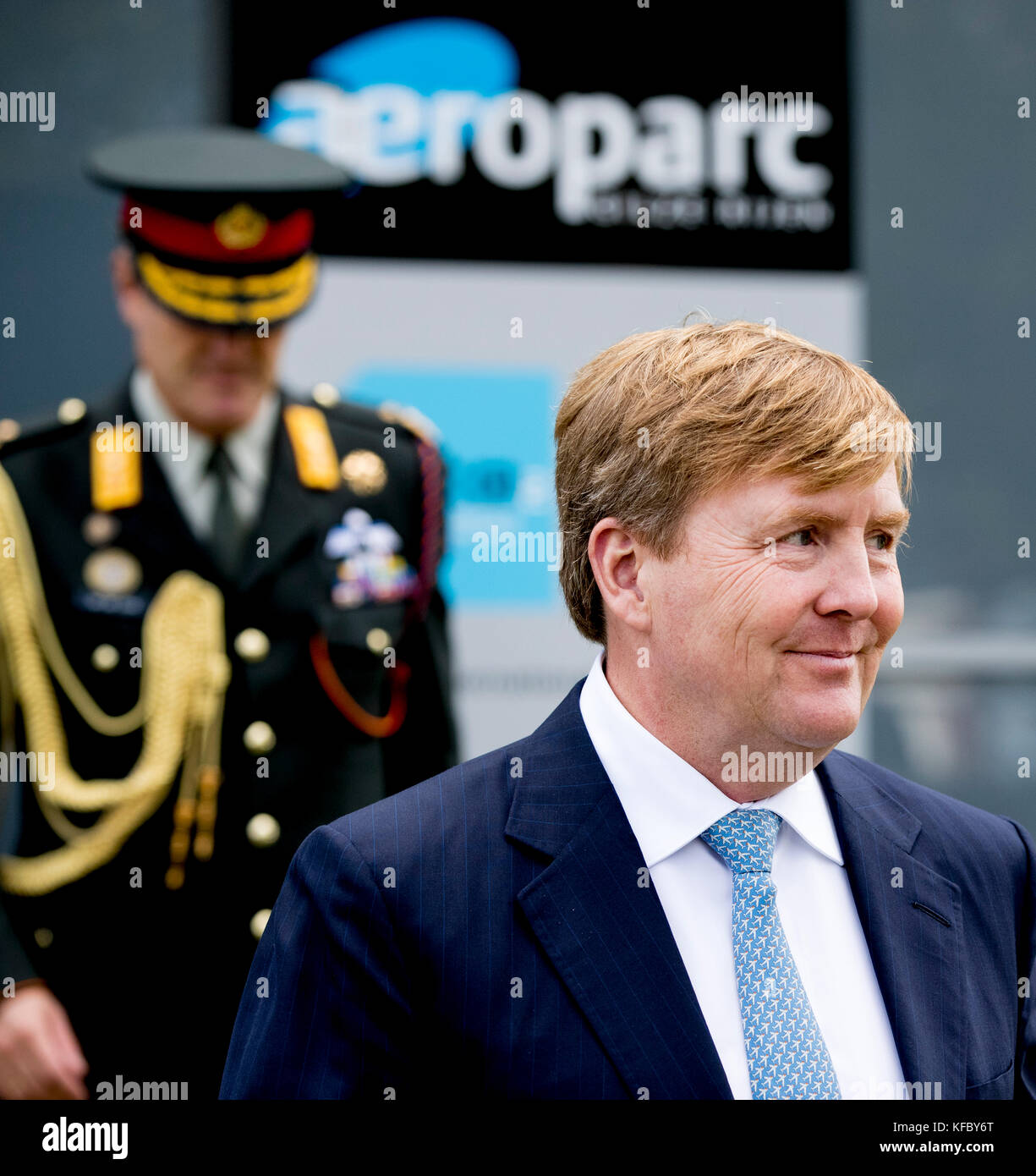 Gilze-Rijen, The Netherlands. 27th Oct, 2017. King Willem-Alexander of ...