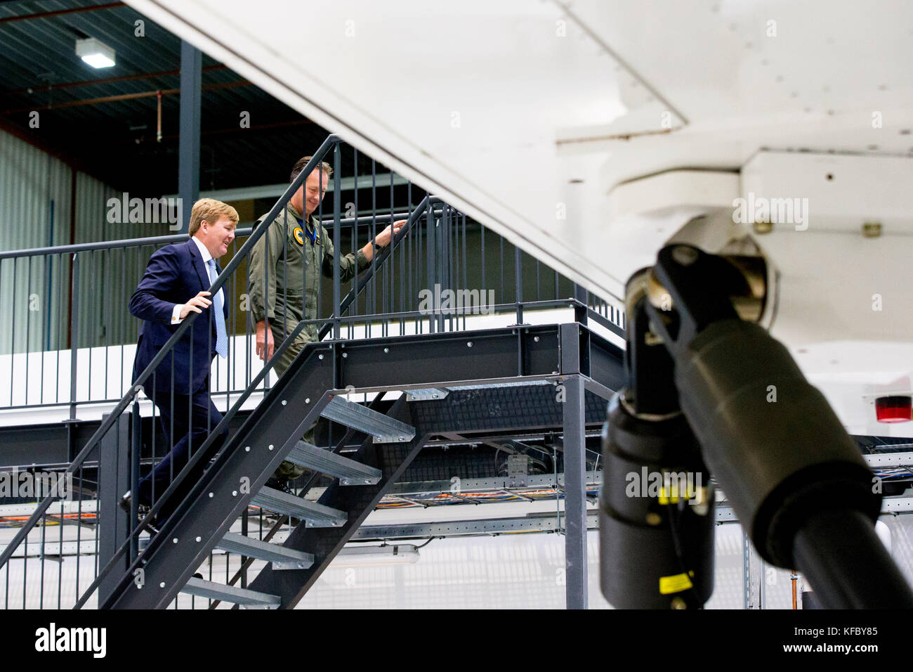 Gilze-Rijen, The Netherlands. 27th Oct, 2017. King Willem-Alexander of ...