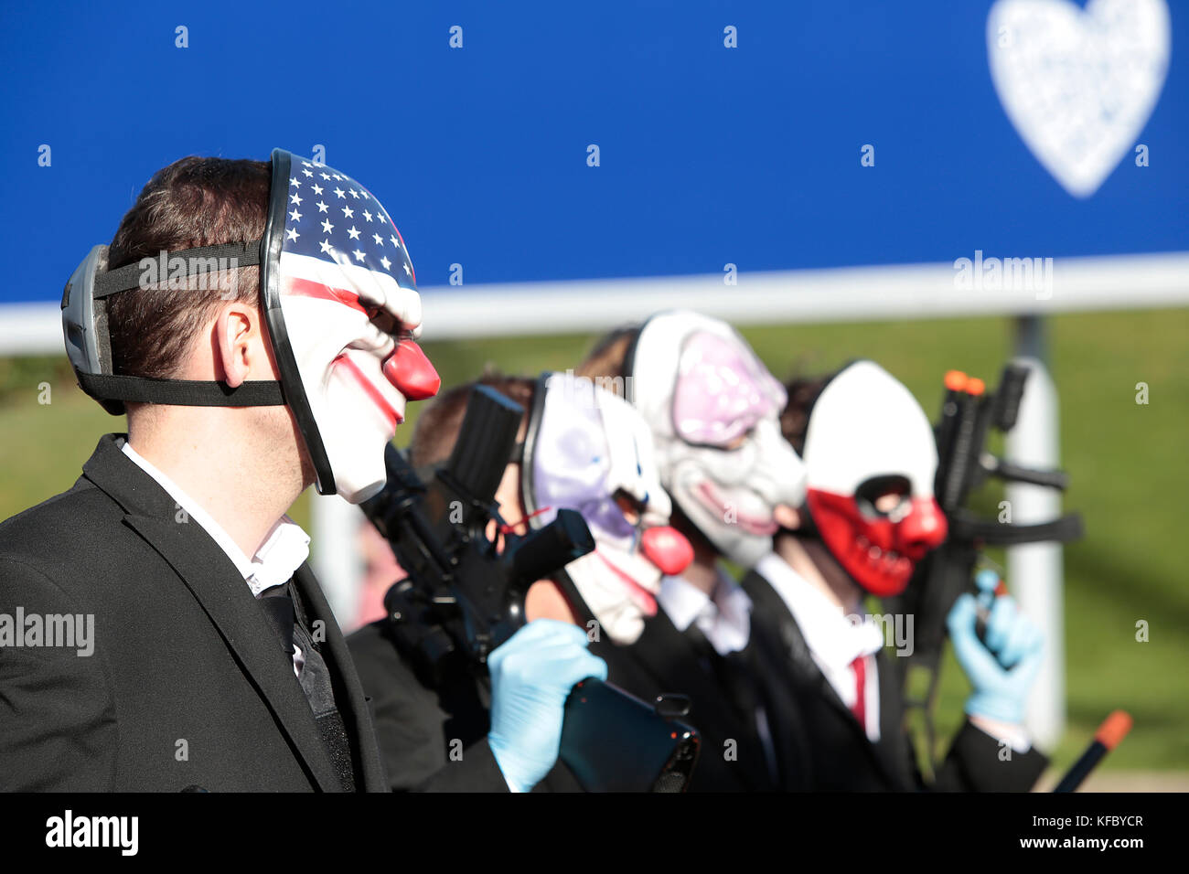 London, UK. 27th Oct, 2017. Fans display their Cosplay costumes at ...