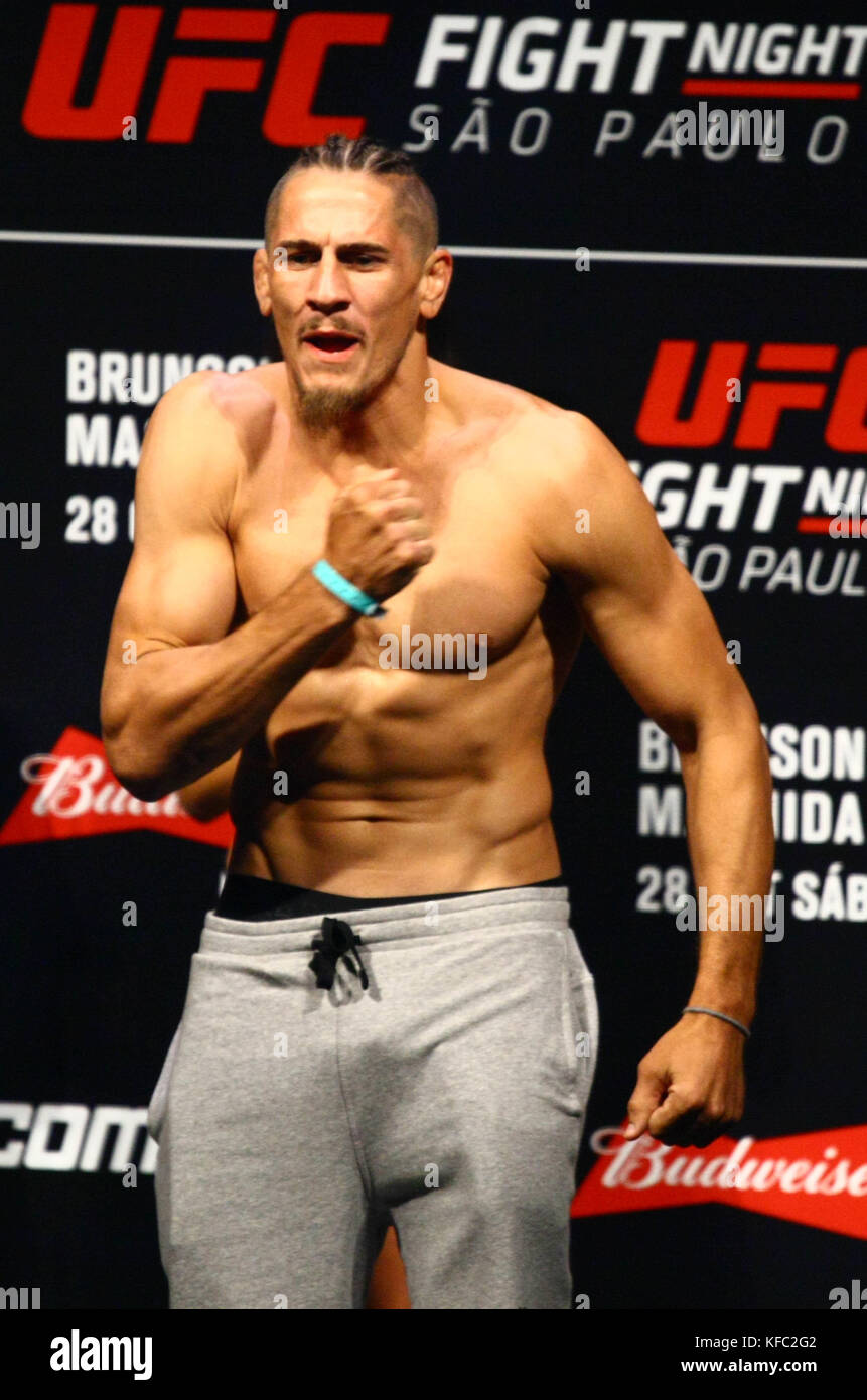 SÃO PAULO, SP - 27.10.2017: UFC PESAGEM OFICIAL - In the photo the ...