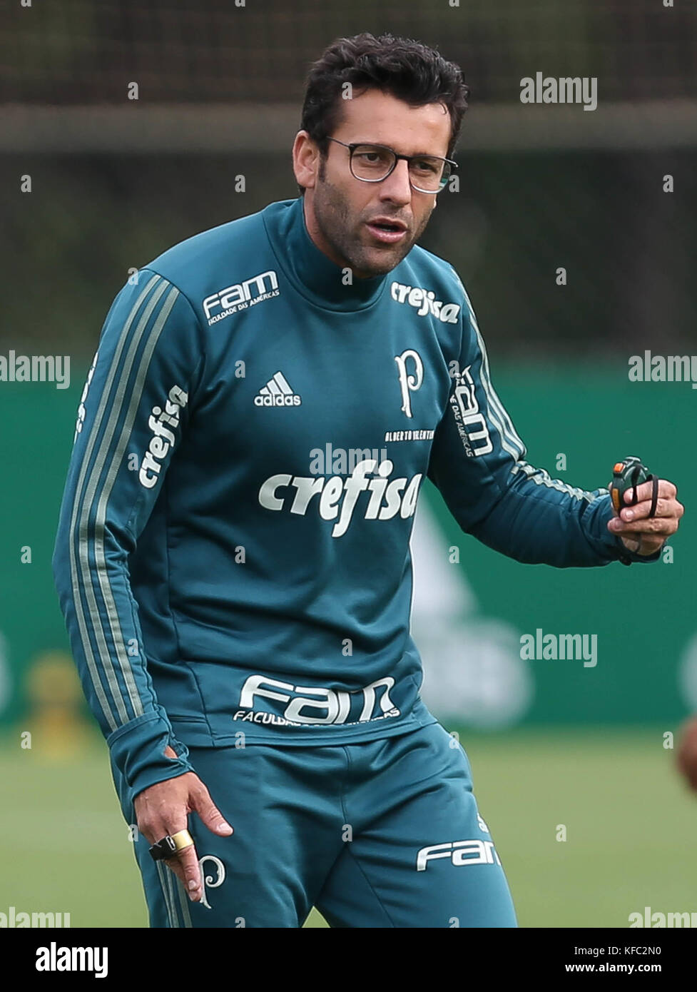 SÃO PAULO, SP - 27.10.2017: TREINO DO PALMEIRAS - The coach Alberto ...