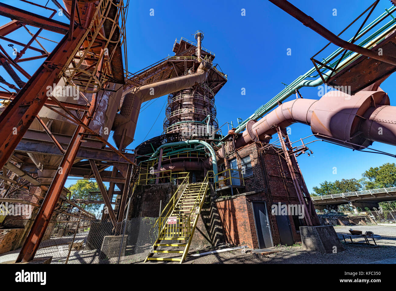 What's left standing at Sloss Furnace's in Birmingham, Alabama is a ...