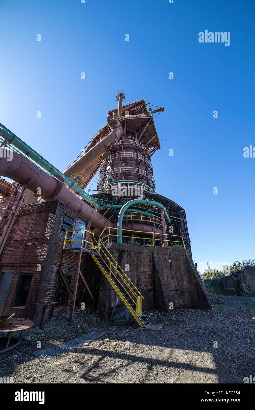 What's left standing at Sloss Furnace's in Birmingham, Alabama is a ...