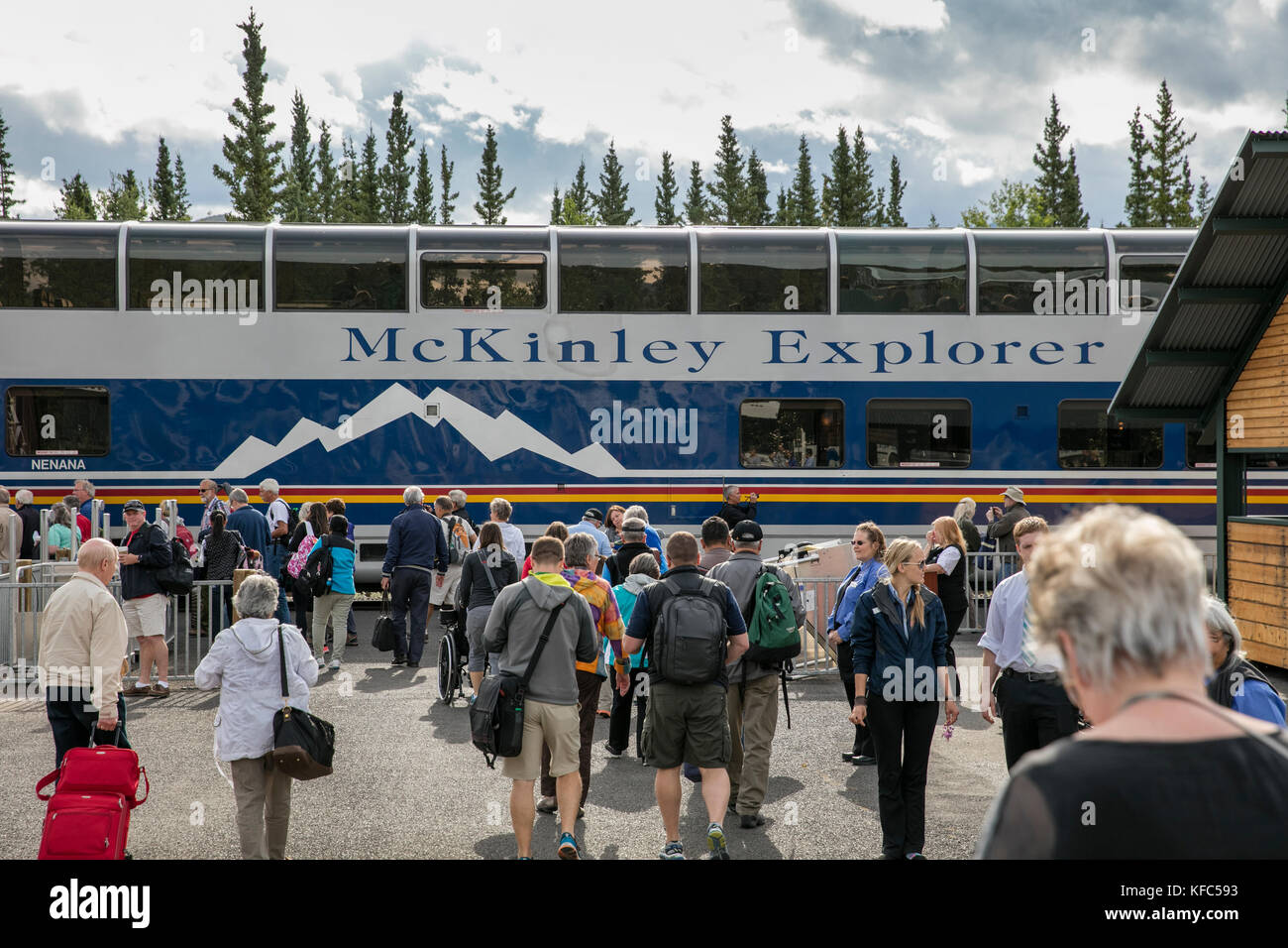 Mckinley explorer train hi-res stock photography and images - Alamy
