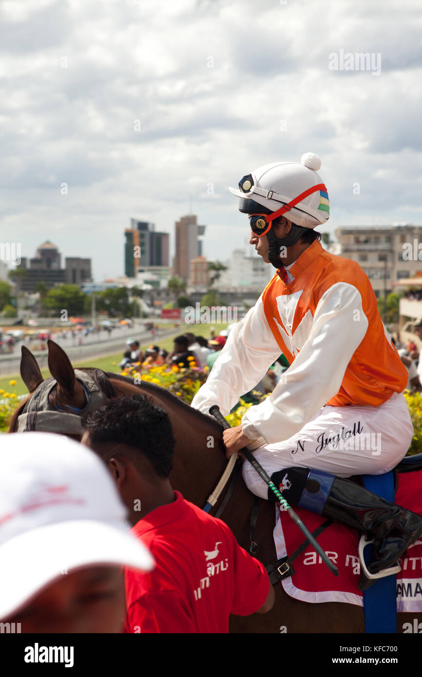 MAURITIUS; Port Louis; an international horse race draws thousands at ...