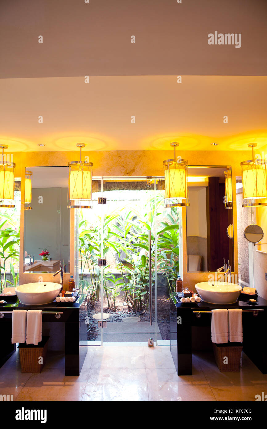 MAURITIUS, Chemin Grenier, South Coast, interior of a luxury suit ...