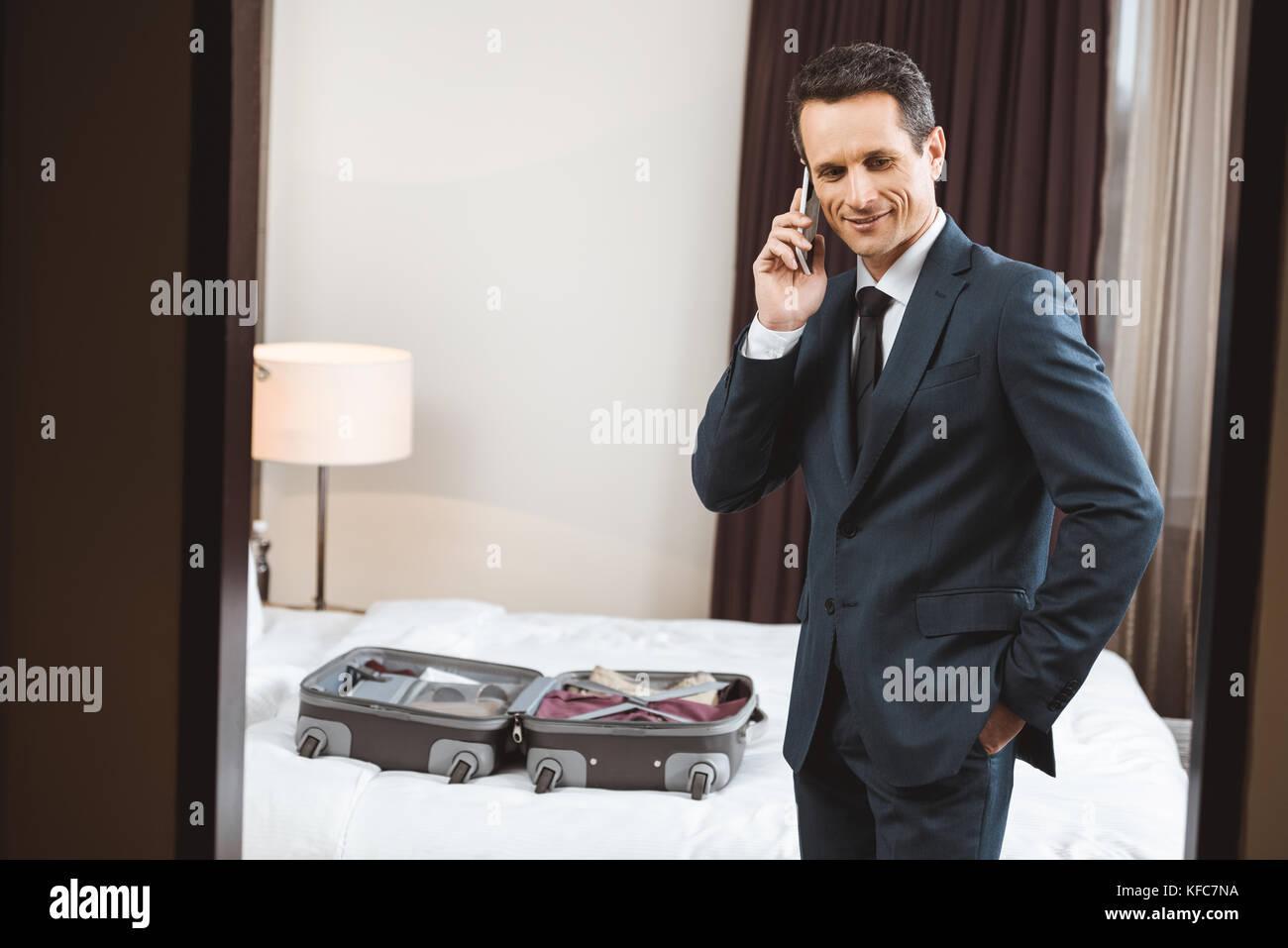 Phone in hotel room hi-res stock photography and images - Alamy