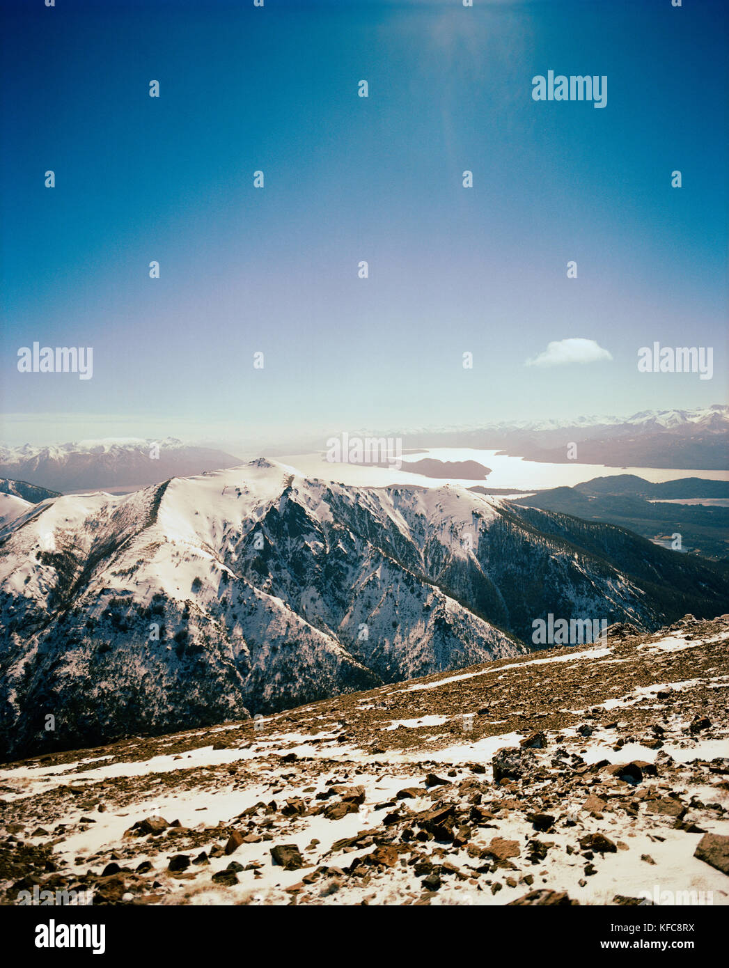 Snow covered andes mountains hi-res stock photography and images - Alamy