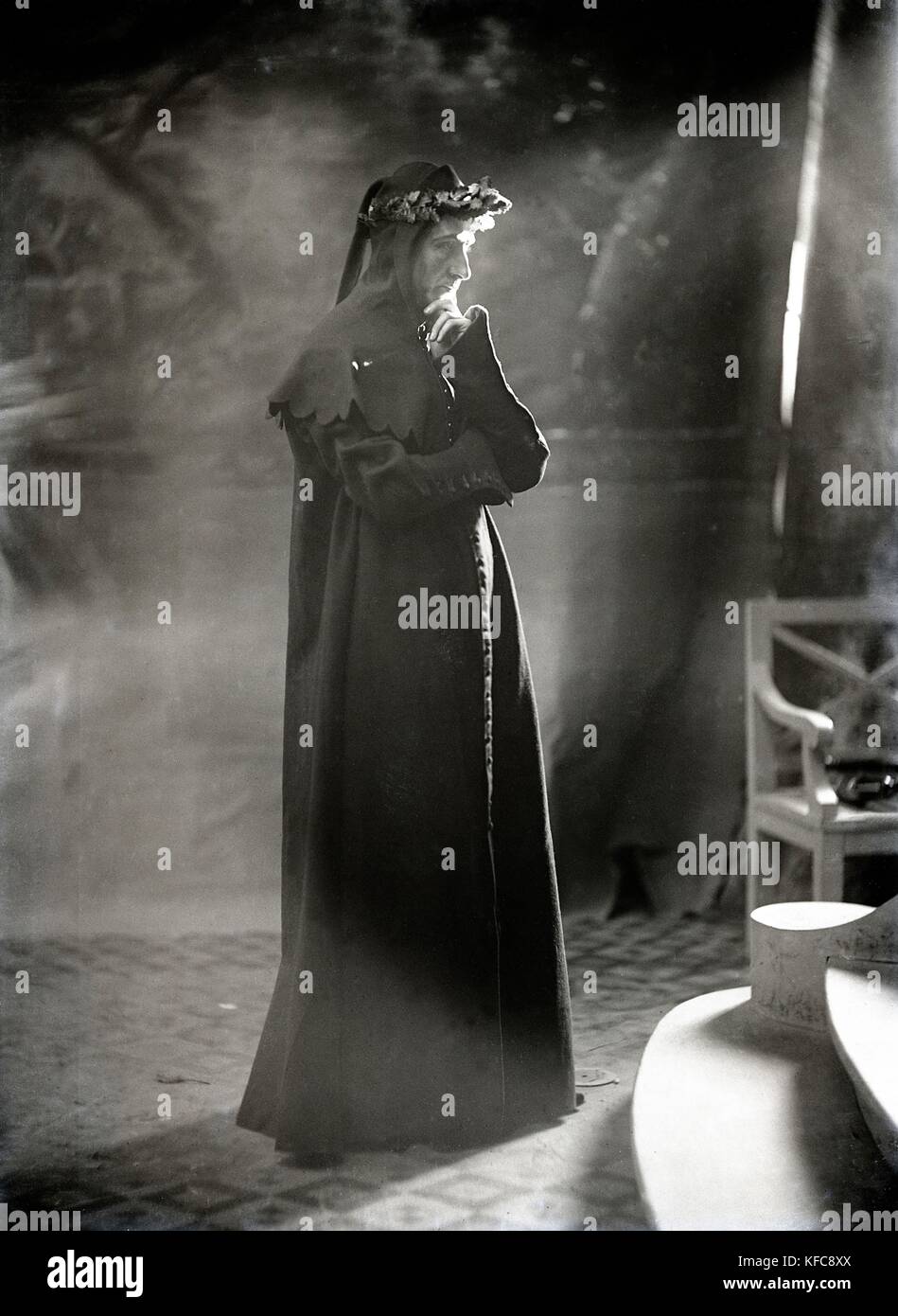 Gabriel Augustin Marius Signoret (1878-1937), french actor, in stage ...