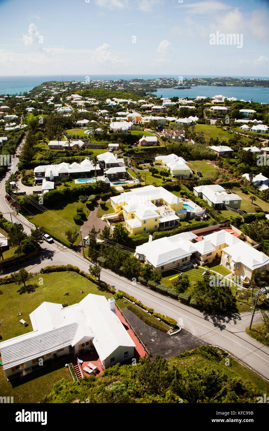 Bermuda Aerial View Of Stock Photos & Bermuda Aerial View Of Stock ...