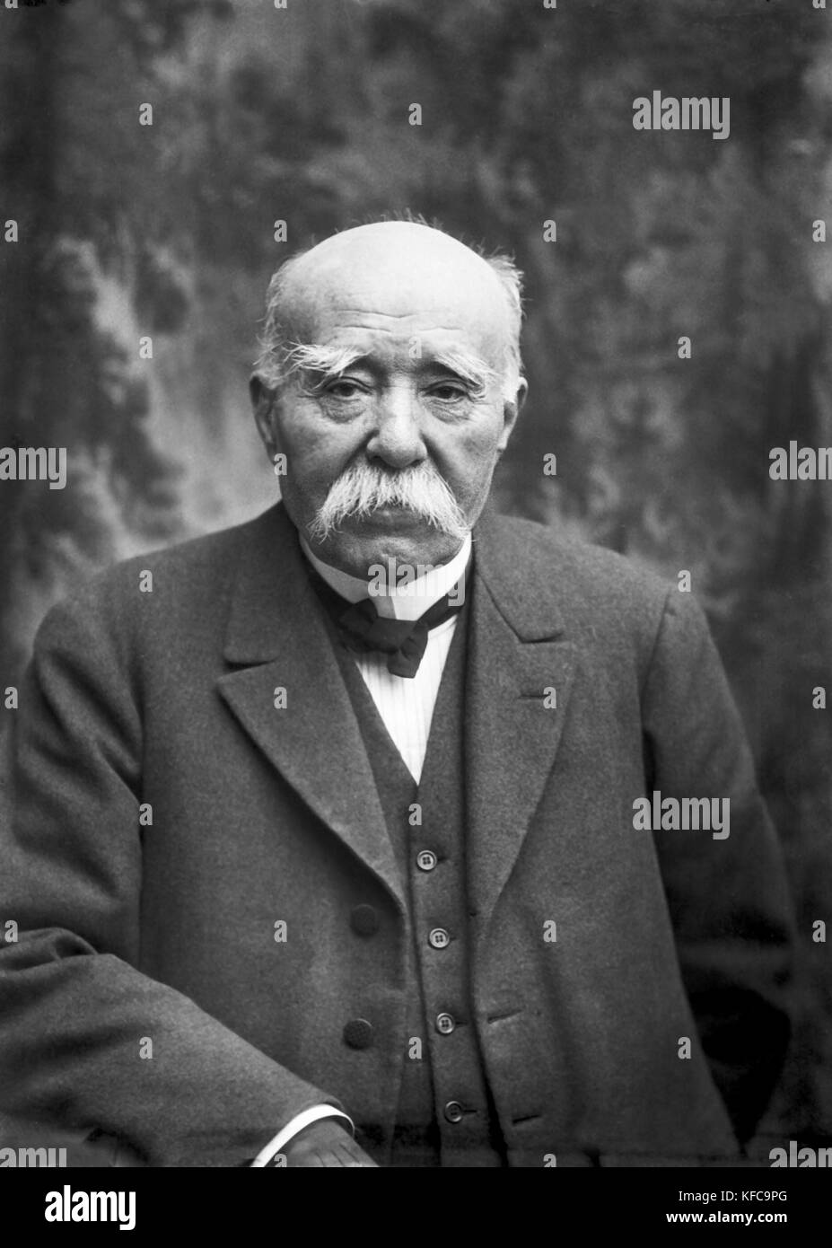 Georges Clemenceau (1841-1929) French politician. c.1918 Taponier Photo ...
