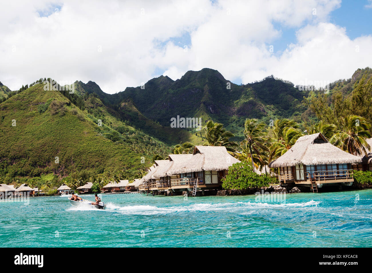 FRENCH POLYNESIA, Moorea. A boat ride with the Intercontinental Moorea ...