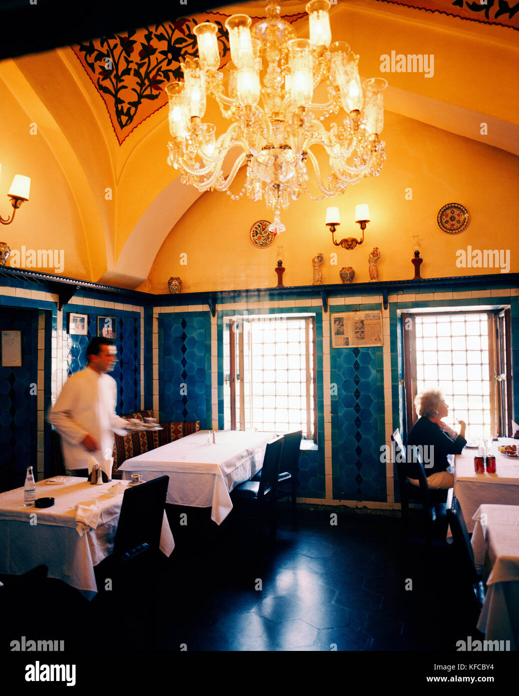 TURKEY, Istanbul, interior of Pandelli restaurant Stock Photo - Alamy