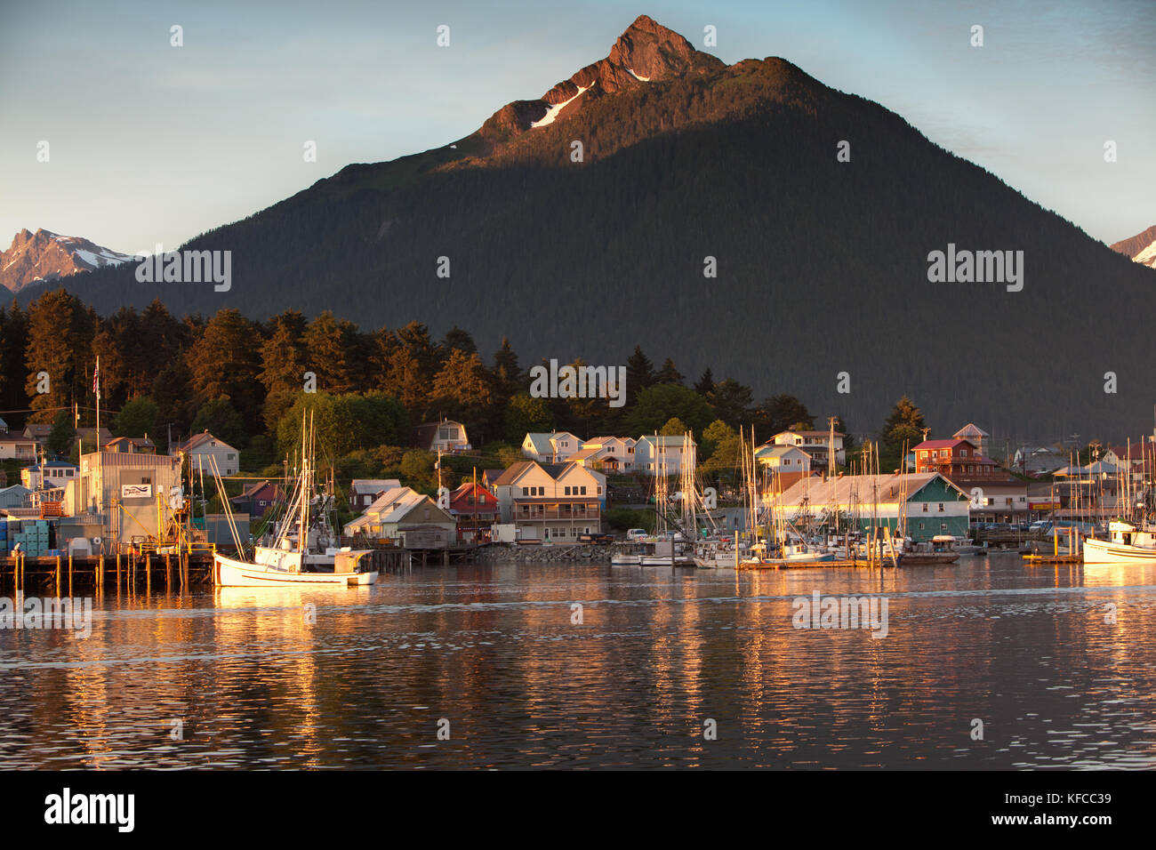 Alaska sitka boats harbor hi-res stock photography and images - Alamy