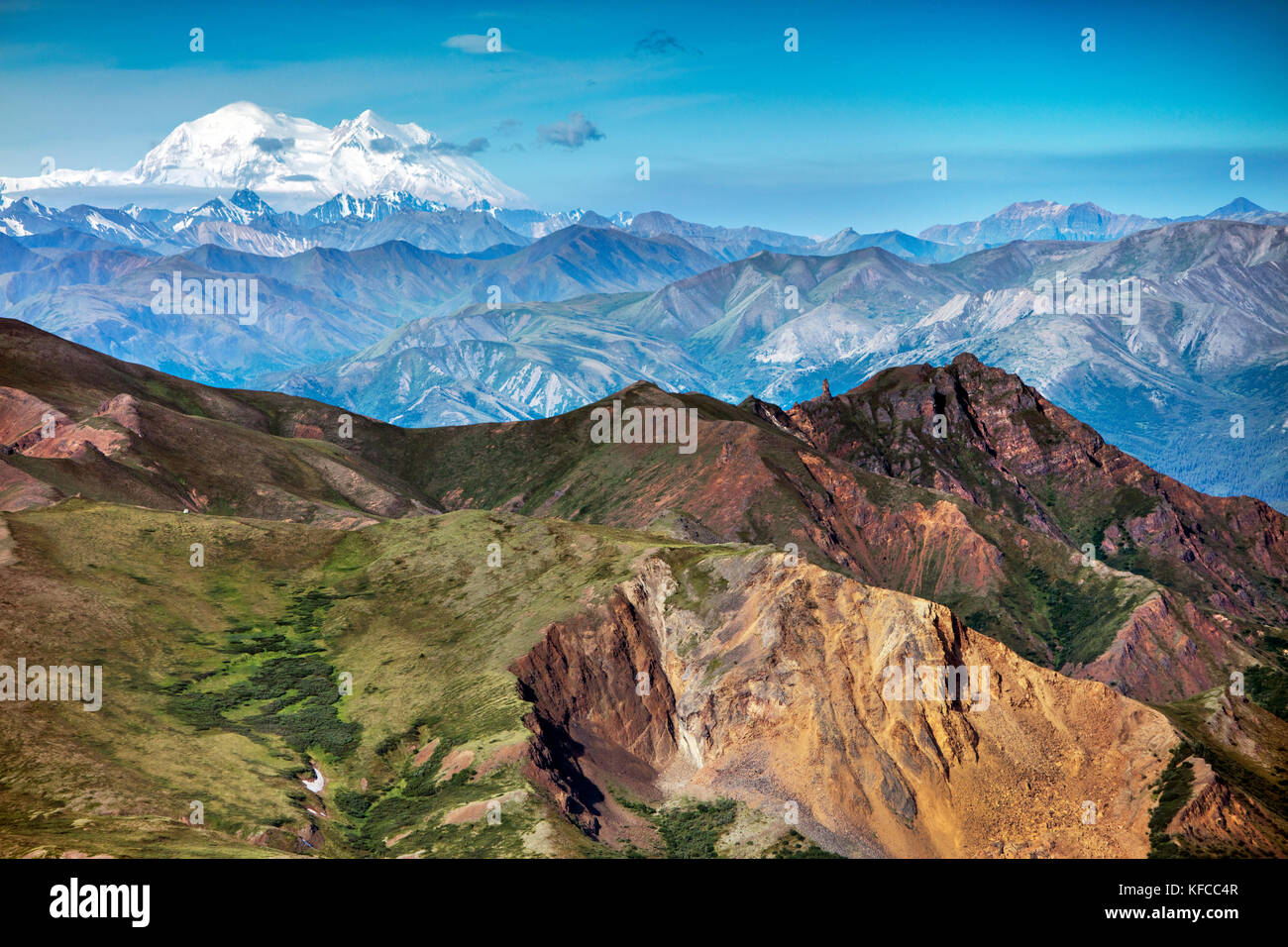 USA, Alaska, Denali, Denali National Park, some of the breathtaking ...