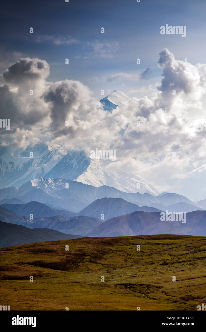 USA, Alaska, Denali, Denali National Park, the scenery surrounding the ...