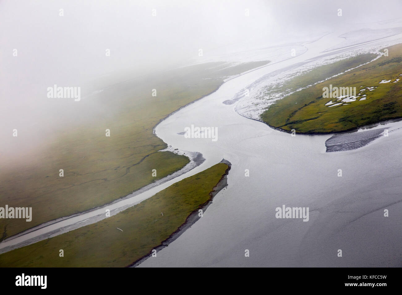 Alaska anchorage aerial cook inlet hi-res stock photography and images ...