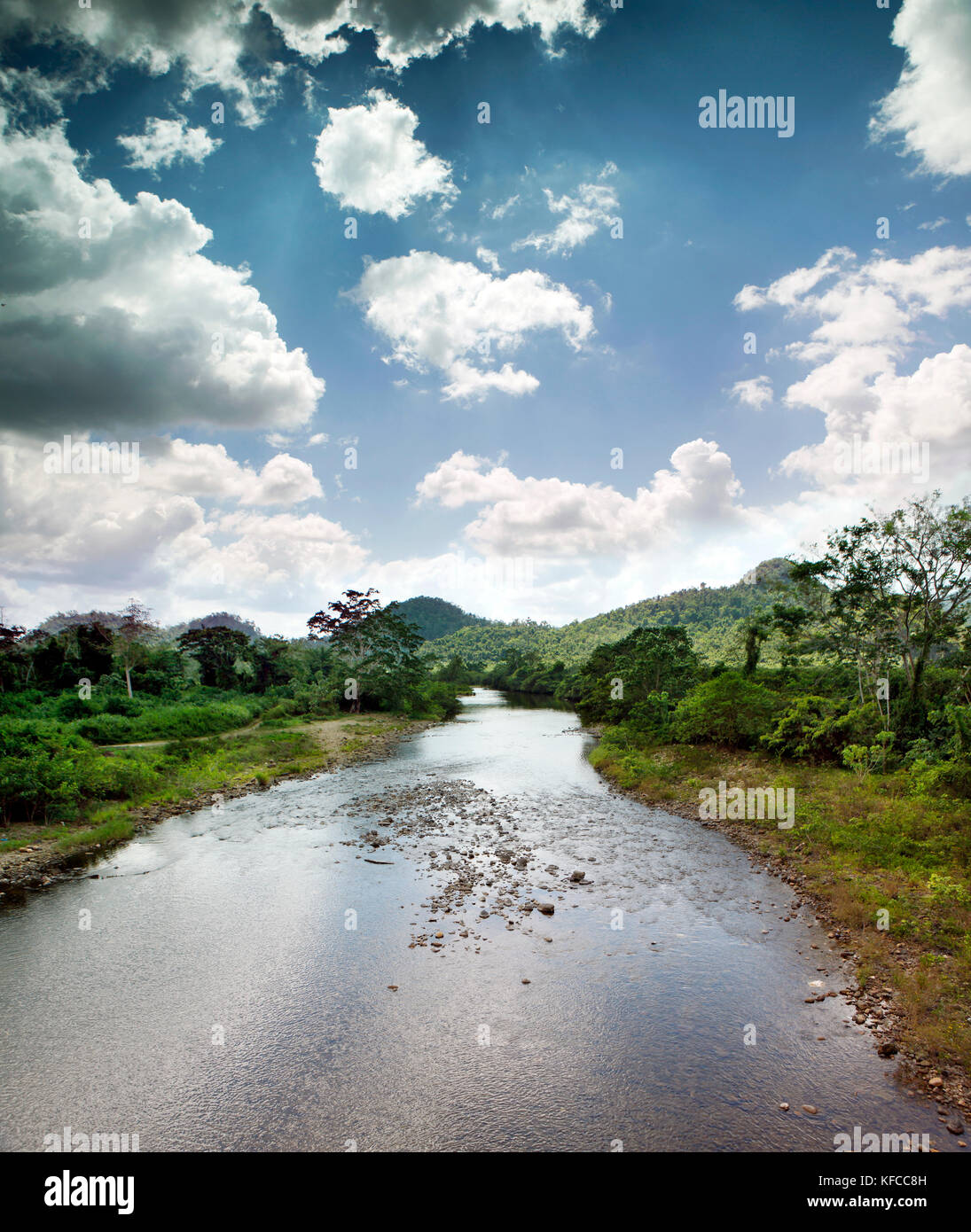 BELIZE, vignette from the drive along the Hummingbird Highway from ...