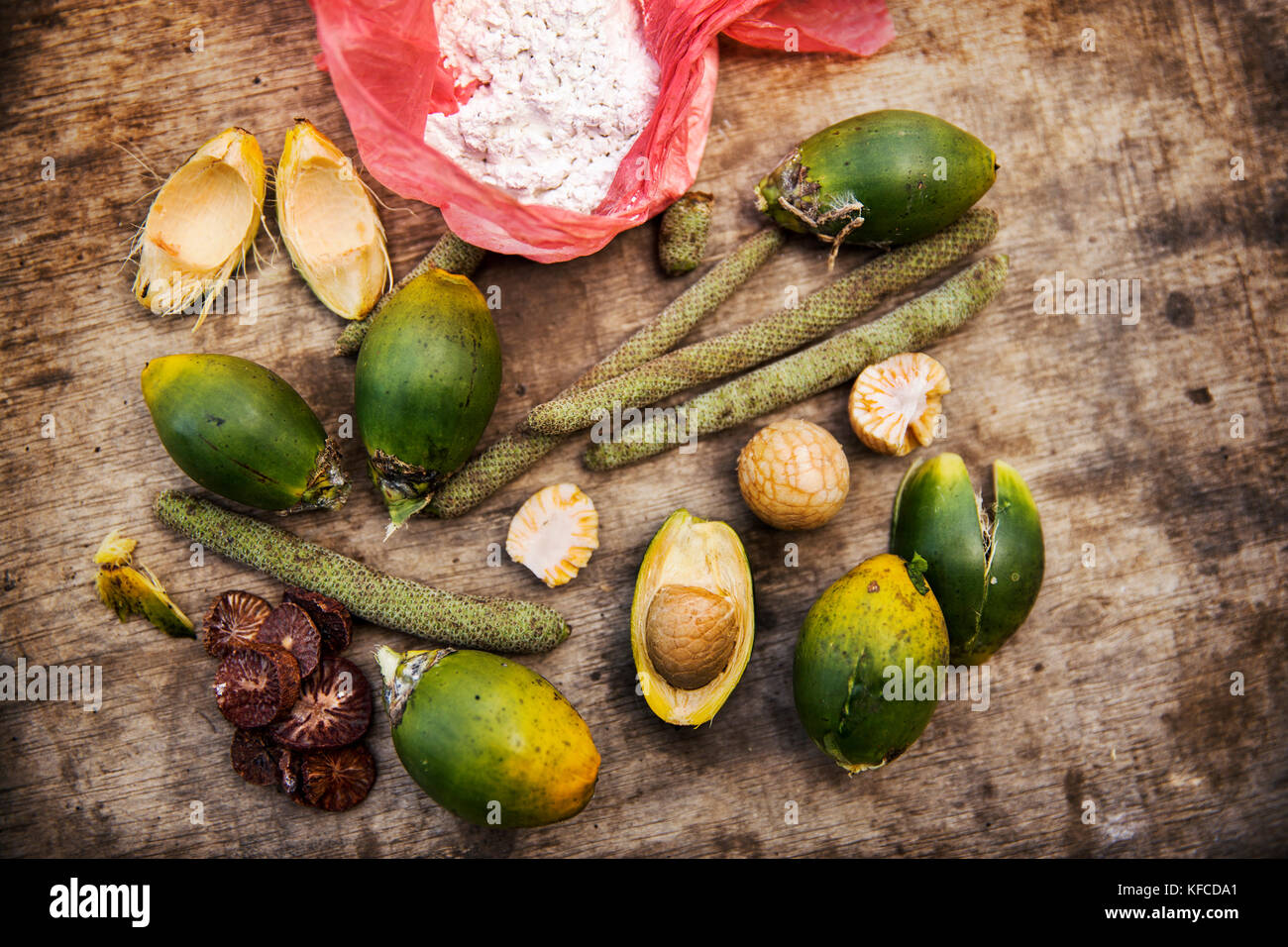 INDONESIA, Flores, all of the components for chewing Beetle Nut ...