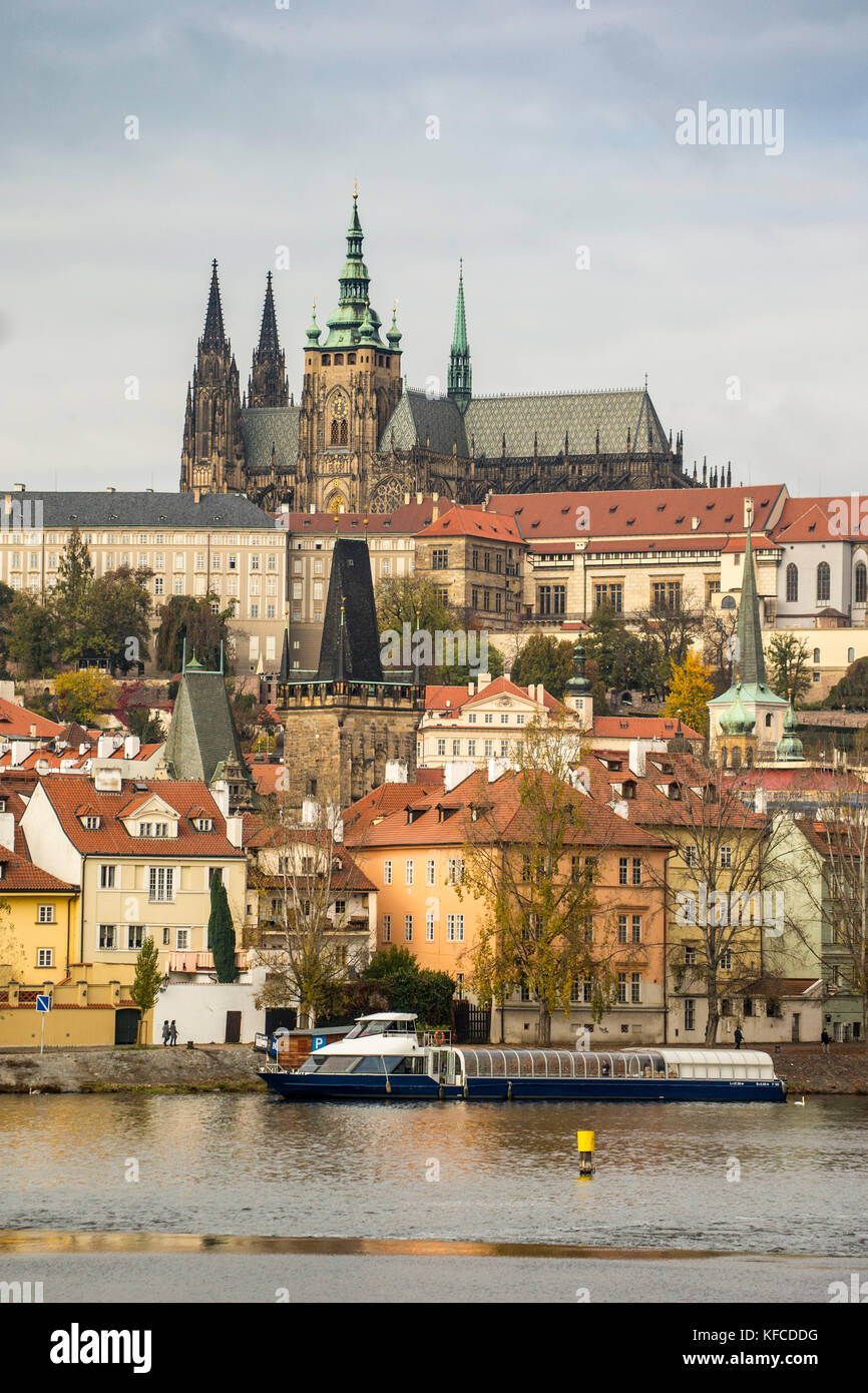 Wide panoramic view of Prague castle complex Stock Photo - Alamy