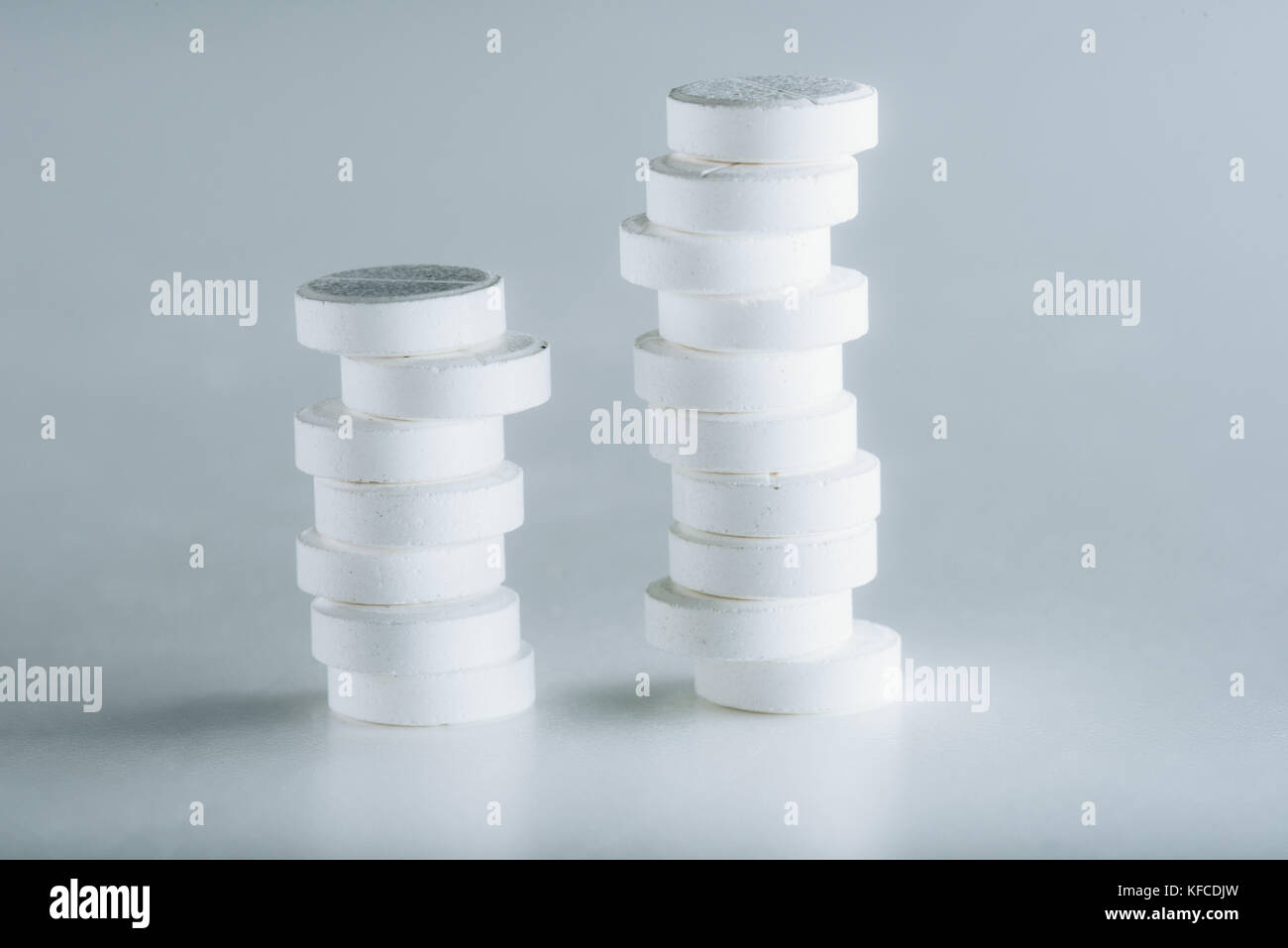Round white tablets hi-res stock photography and images - Alamy