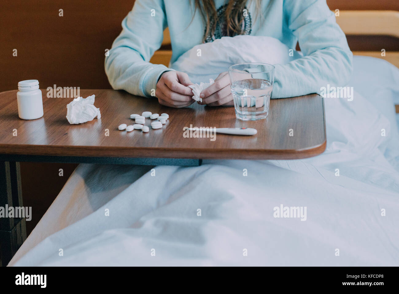 Person taking medicine hi-res stock photography and images - Alamy