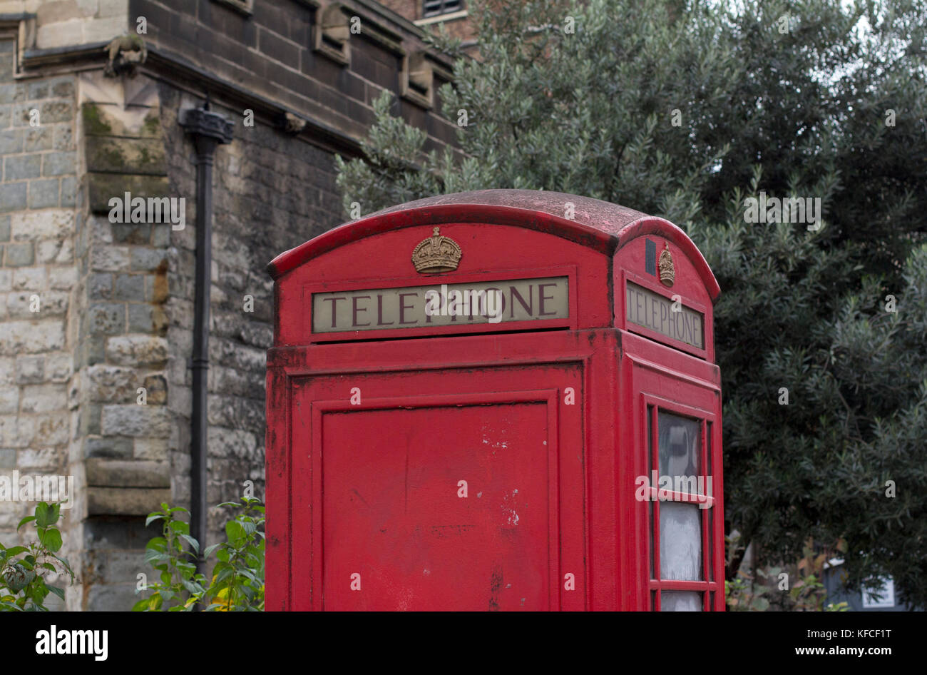 Red phone box Stock Photo - Alamy