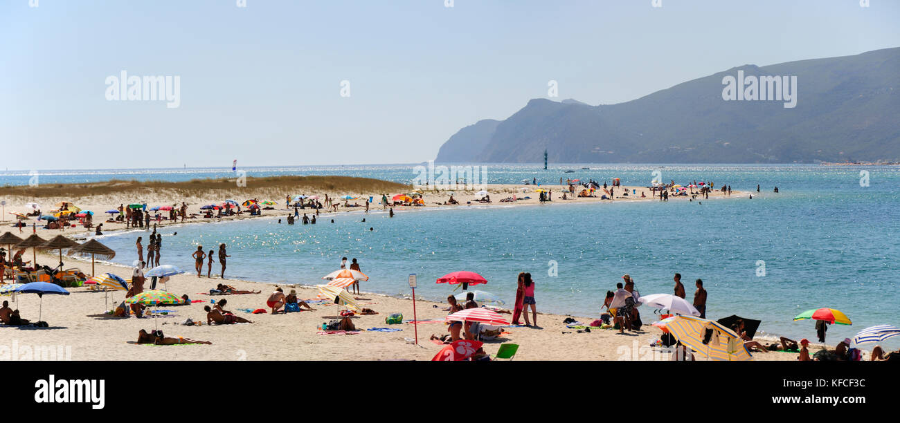Tróia beach. Setúbal, Portugal Stock Photo - Alamy