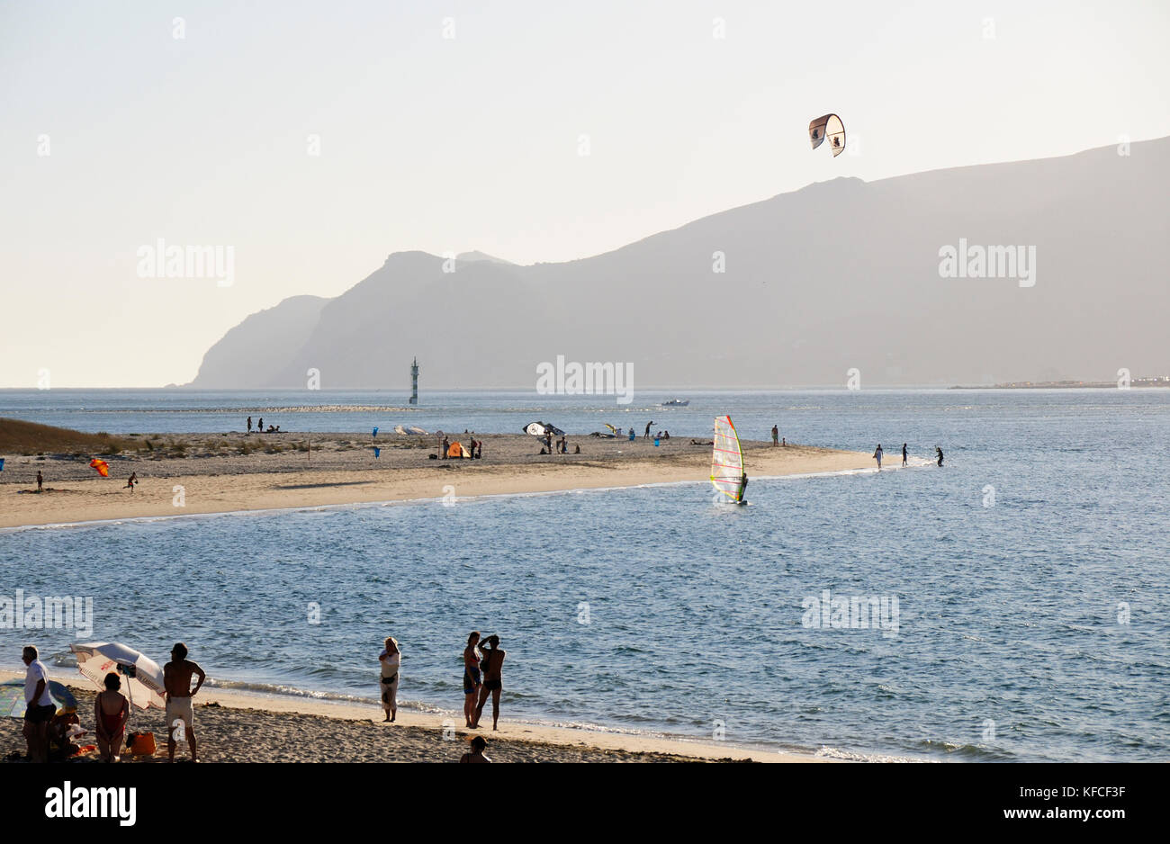 Tróia beach. Setúbal, Portugal Stock Photo - Alamy