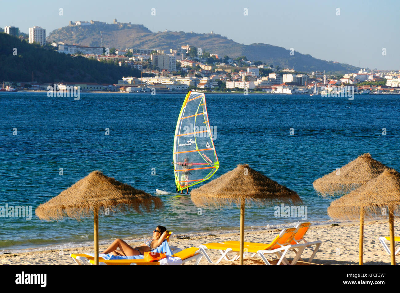Tróia beach. Setúbal, Portugal Stock Photo - Alamy