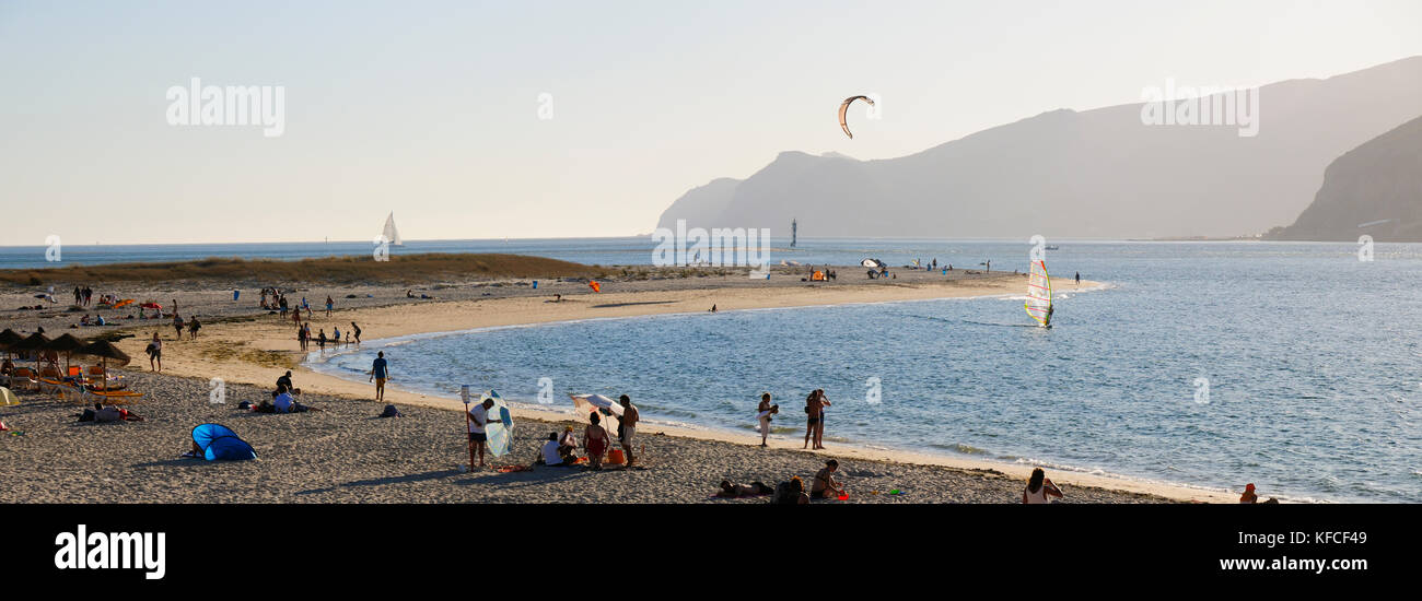 Tróia beach. Setúbal, Portugal Stock Photo - Alamy