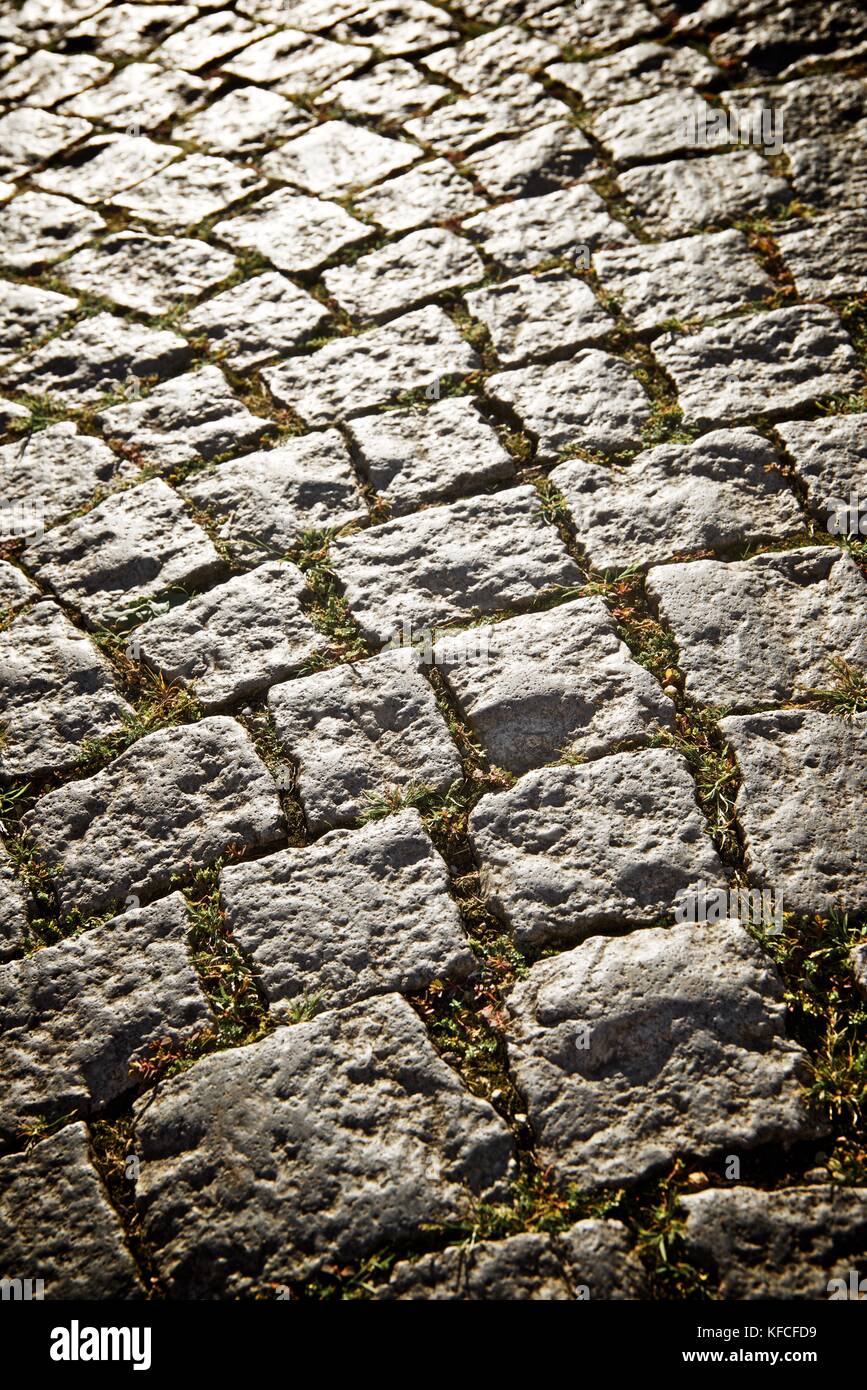 Floor of a street with stone tiles Stock Photo - Alamy