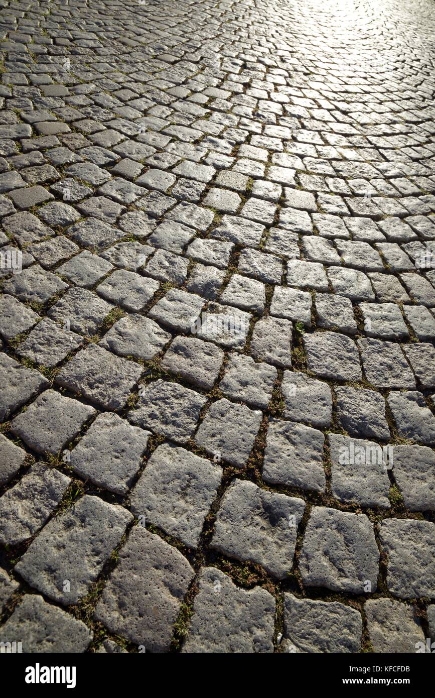 Floor of a street with stone tiles Stock Photo - Alamy
