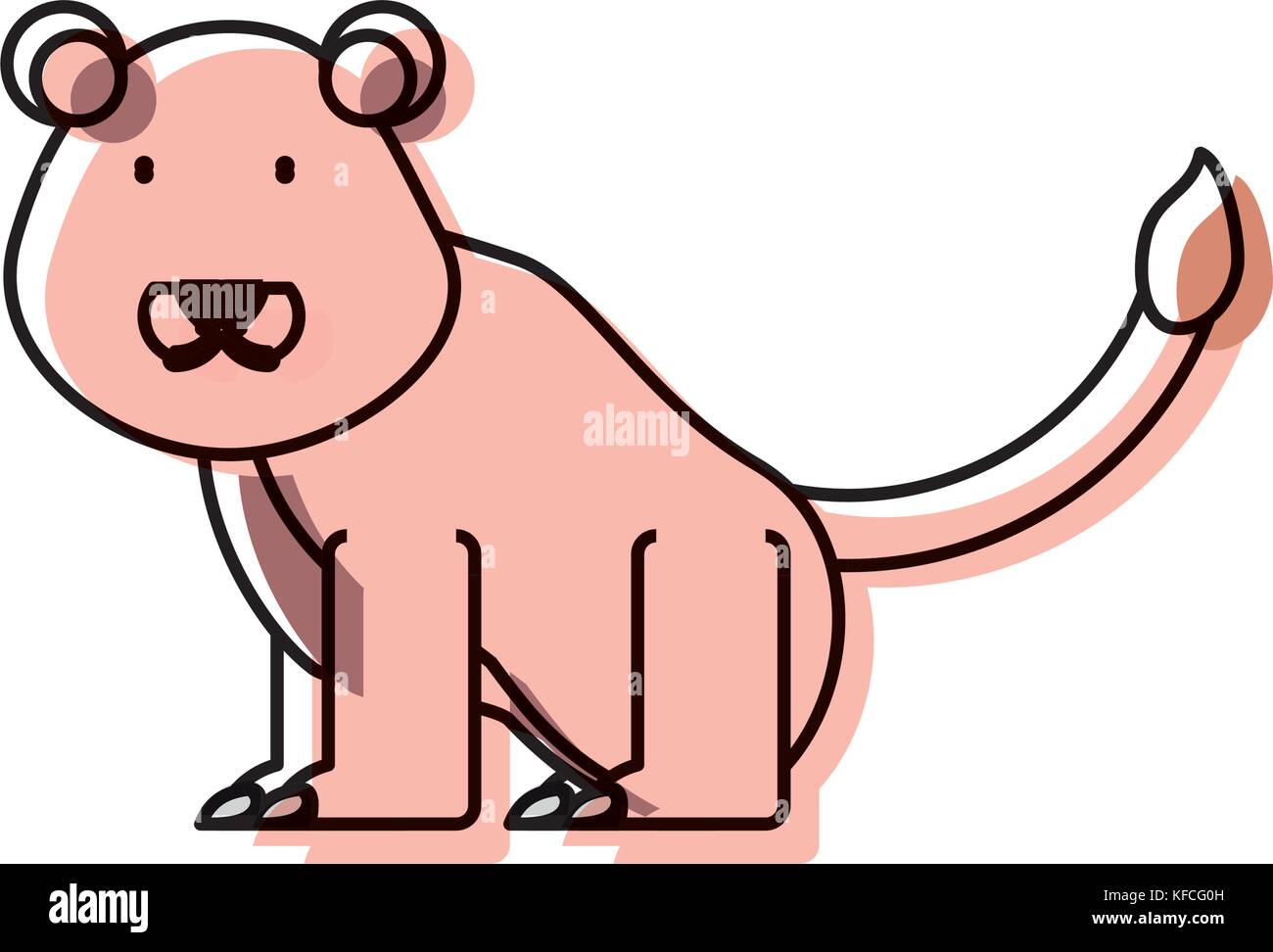 cartoon lioness icon Stock Vector Image & Art - Alamy